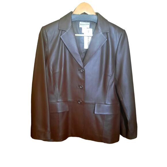 Pendleton | Jackets & Coats | Pendleton Womens 0 Leather Rich Brown ...